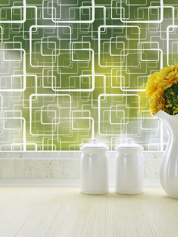 Willow Patterned Privacy Window Film | Modern Window Film